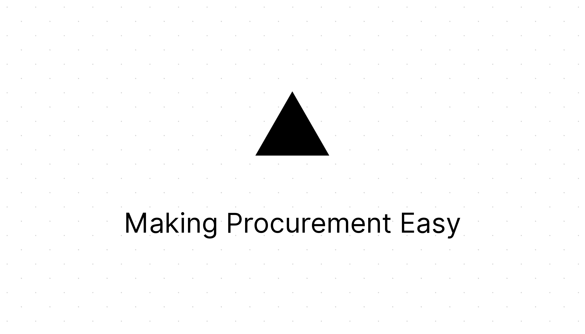 Making Procurement Easy - Eezee
